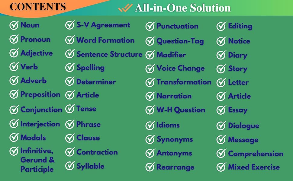 CBSE, NCERT English Grammar and Composition - Class 6, 7 & 8. (Class VI ...