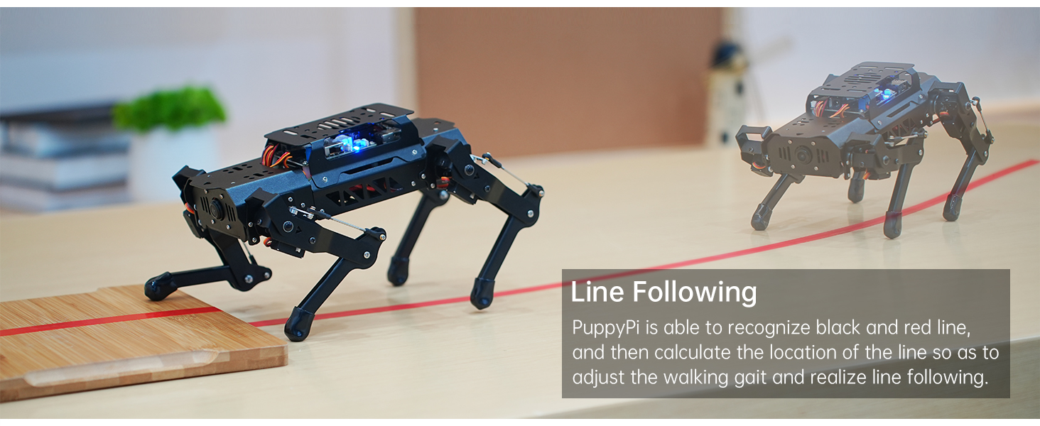 Amazon.com: PuppyPi Robot Dog for Raspberry Pi, ROS Open Source TOF Lidar AI Vision Quadruped ...