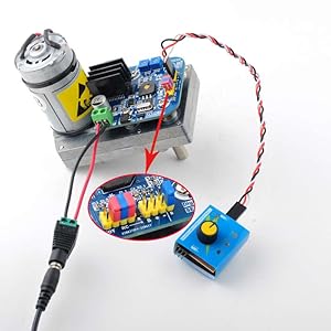Amazon.com: ASME-05B 380kg.cm RC Servo High-Power High-Torque 300 Degree Servo Steering Gear DC ...