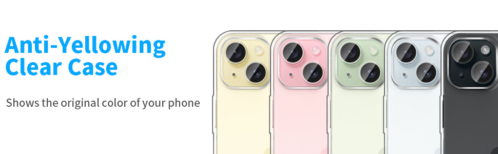 Amazon.com: JJGoo Compatible with iPhone 15 Plus Case Clear, Soft Clear TPU Phone Cases ...