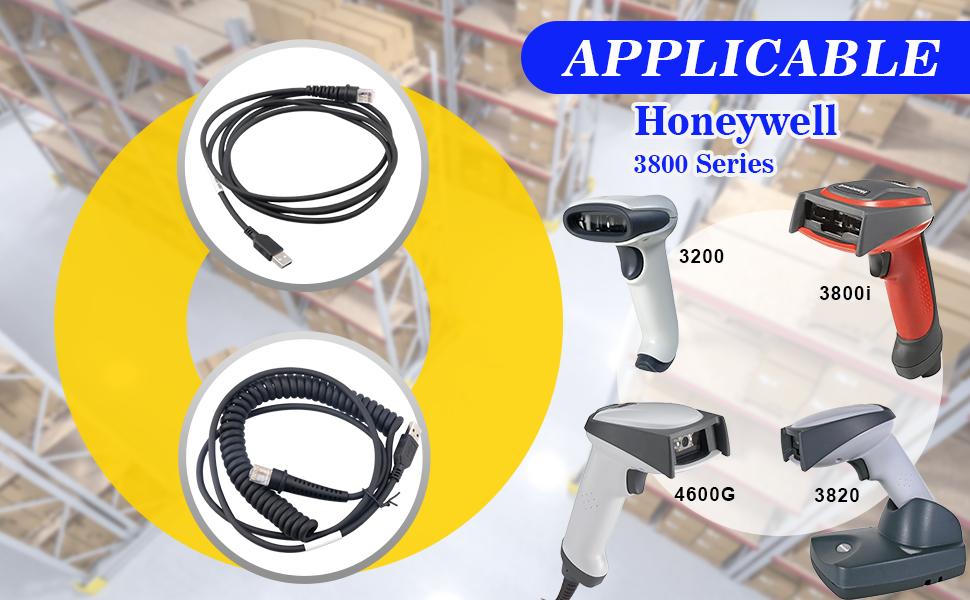 Amazon.com: VOTTAN Barcode Scanner Accessories RJ45 to USB Cable Compatible with Honeywell ...