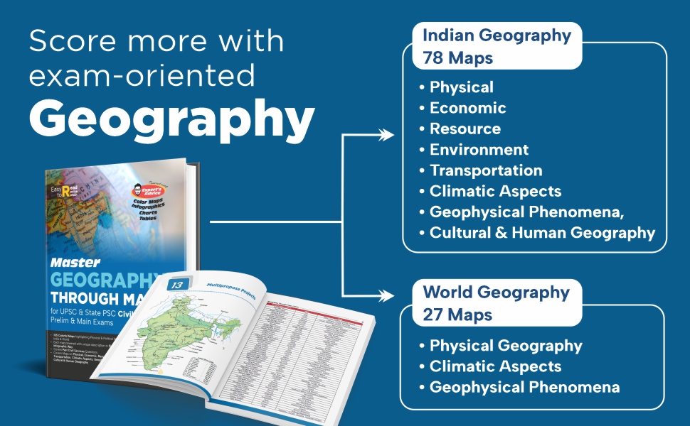 Buy Master Geography through Maps for UPSC & State PSC Civil Services ...