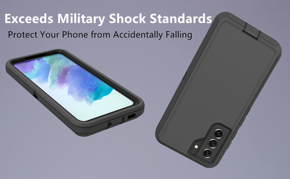 Amazon.com: TIOZOLY for Samsung Galaxy S21 FE Case, Heavy Duty Defender Case Dustproof ...