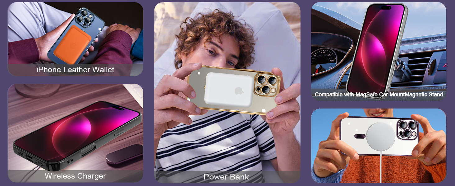 Amazon.com: ZIYE Magnetic Case for iPhone 16 Pro Max 6.9" [Compatible with MagSafe] Full Camera ...