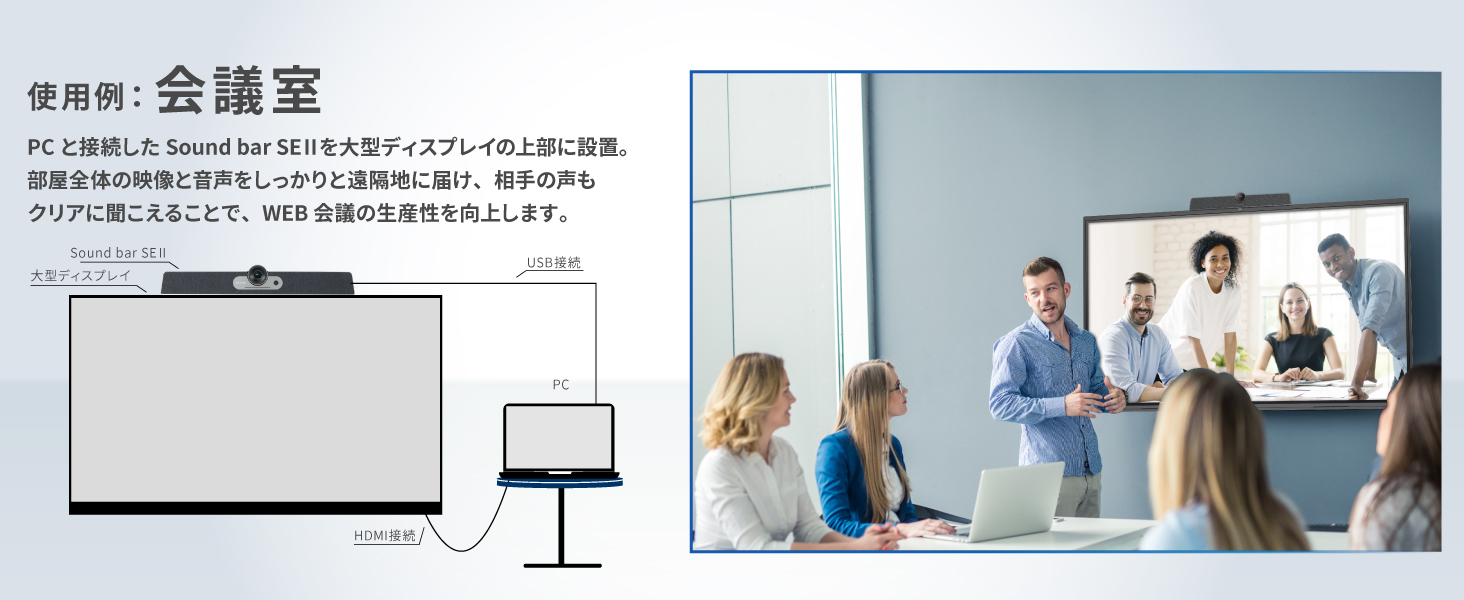 Amazon.co.jp: MAXHUB Sound bar SEⅡ webカメラ マイク スピーカー 一体型 120度 広角 4K 1200万画素 会議用 話者追跡 ビデオバー UC-S07 ...