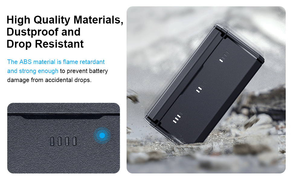 AuyKoo Ladegerät für GoPro Hero 11 10 9, 3-Kanal Akkuladegerät Kompatibel mit GoPro Hero 11 ...