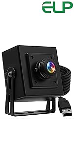 Amazon.com: ELP 16mp Wide Angle USB Camera for Computer 180degree Fisheye Lens Webcam Board Mini ...