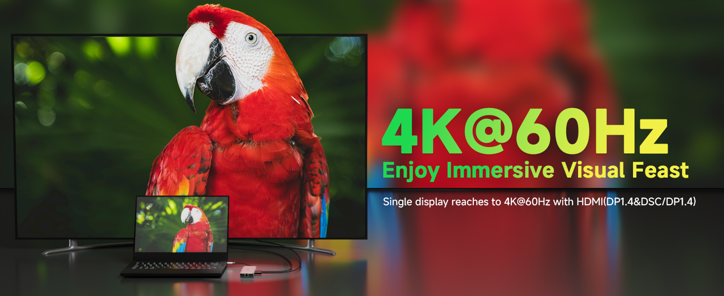 Laptop Docking Station, WAVLINK 10G USB C Hub with Dual HDMI, 100W PD in, 10Gbps USB-A/C 3.2 ...