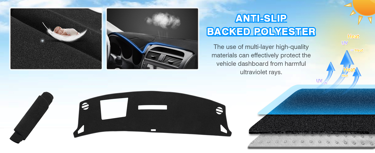 Amazon.com: Cartist Dash Cover Fit for Nissan Ariya 2023 2024 2025 Dashboard Cover Mat for Ariya ...