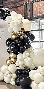 Amazon.com: Navy Blue White Balloons Double Stuffed Balloons Royal Blue Gold Pearl Balloon Arch ...