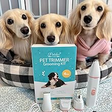 Amazon.co.jp: 【正規品】【動物救命士監修】Pateker 4in1 多機能 犬 バリカン 猫 バリカン ｜ペット用 ｜足裏・顔周り・お尻・全身トリミング用｜犬・猫対応｜静音・軽量 ...