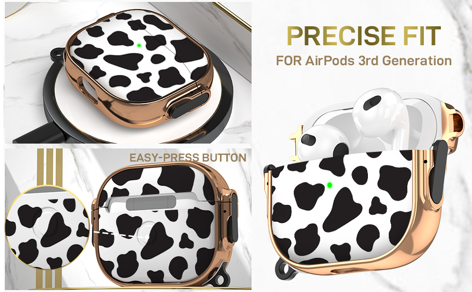 Amazon.com: Maxjoy for AirPod 3rd Generation Case with Lock, Flower AirPod 3 Case Hard ...