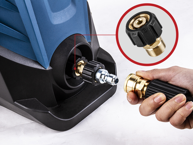 Amazon.com: WOJET Pressure Washer Adapter, M22 15mm Female Thread to M22 14mm Male Fitting, 5000 ...