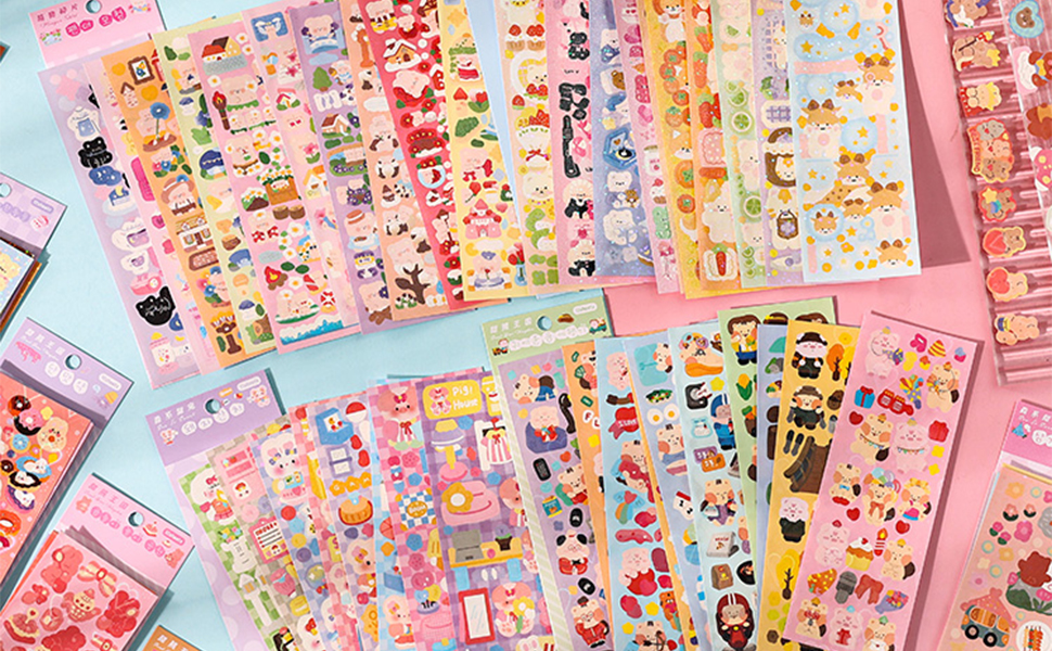 40sheets Korean Deco Stickers Set Kpop Potocard Korean