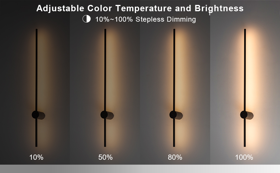 LED Wall Sconces Set of Two Battery Operated, USB Rechargeable Wall Lights Indoor, Dimmable Wall ...