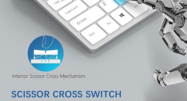 Creatmor Wireless Keyboard And Mouse Rechargeable Keyboard And Mouse Full Size Wireless Keyboard