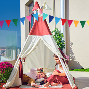 Outus 6 Sets Rainbow Pennant Banner Multicolor Felt Fabric Pennant ...