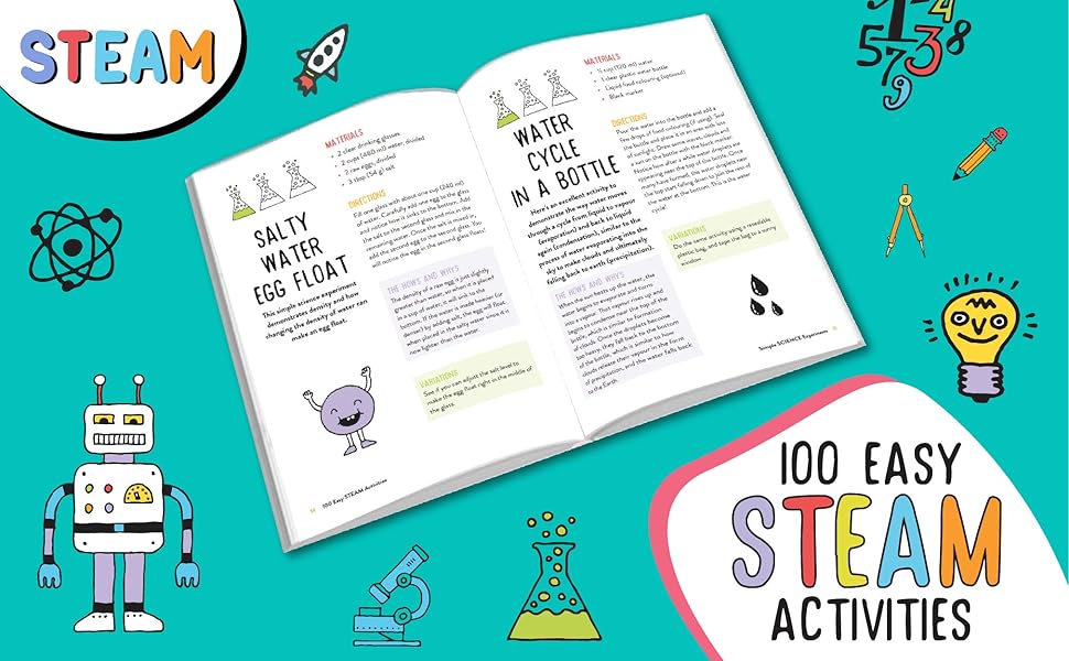 100 Easy STEAM Activities: Awesome Hands-On Projects for Aspiring ...