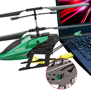 VATOS RC Helicopter, Remote Control Helicopter for Kids Altitude Hold Hobby RC Airplane with ...