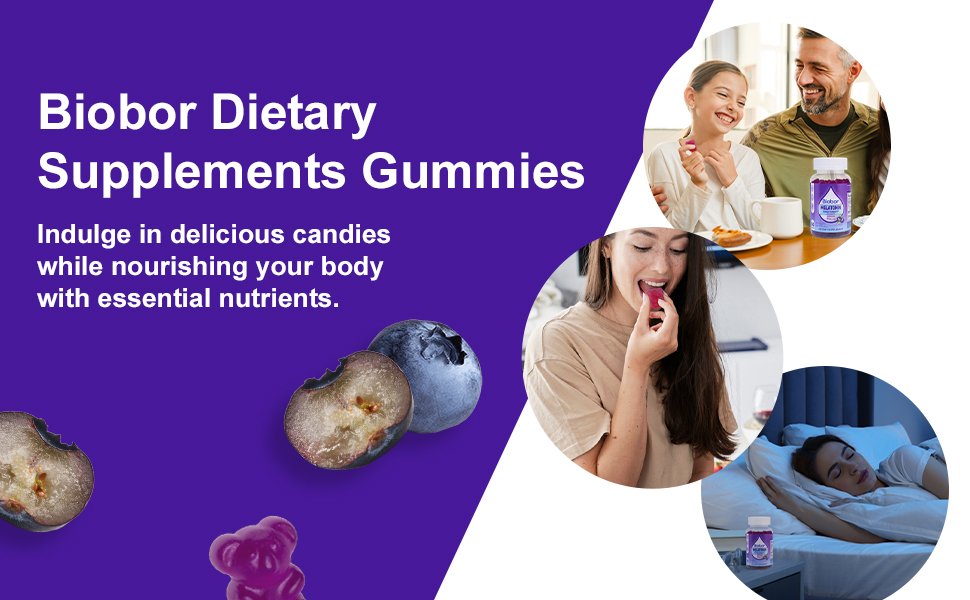 Amazon.com: Biobor Natural Melatonin Gummy 10mg, Sleep Support Supplement Gummies Vegan Dietary ...