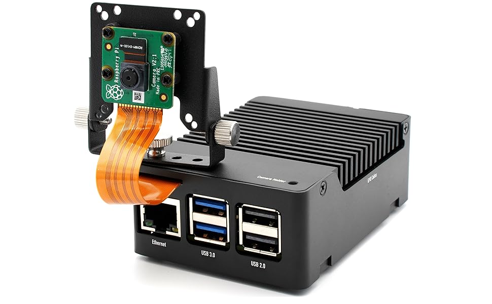 KKSB Aluminium Case for Raspberry Pi 5 - Aluminium Heatsink Included for Passive Cooling ...