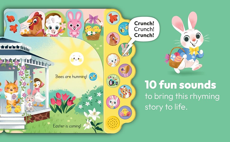 Amazon.com: Hippity, Hoppity, Easter Bunny -10 Happy Hoppy Sounds for ...