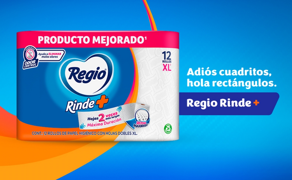 Regio Rinde Más Papel Higiénico, 12 rollos + 4 rollos gratis : Amazon.com.mx: Salud y Cuidado ...