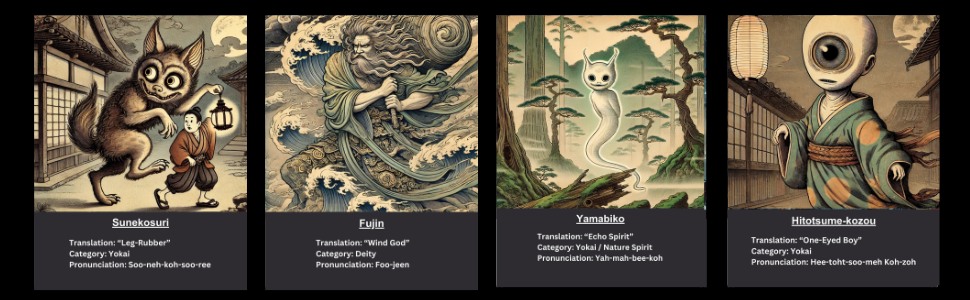 Amazon.com: Monsters Of Japanese Mythology: A Book Of Monsters You Should Know Yokai , Spirits ...