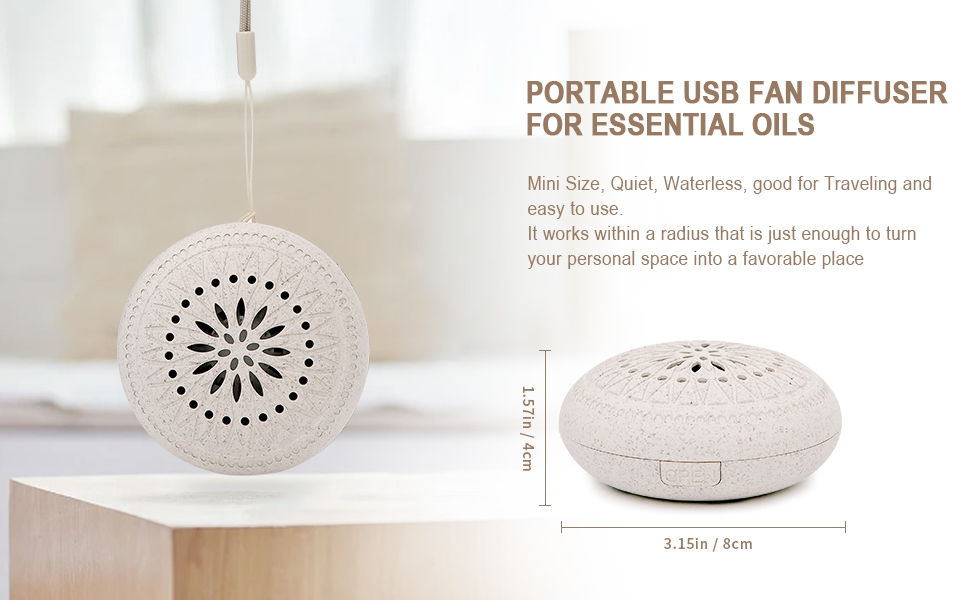 Amazon.com: Travel Sized Portable Mini Diffuser for Essential Oils Multifunction Waterless No ...