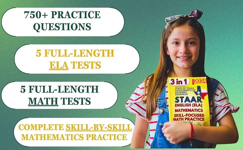 STAAR Test Prep Grade 3: The Ultimate Workbook for Mathematics, English ...