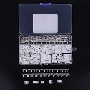 Amazon.com: 570PCS JST 2.54mm Connector Kit with 2/3/4/5/6 Male and Female Pin Housing Connector ...