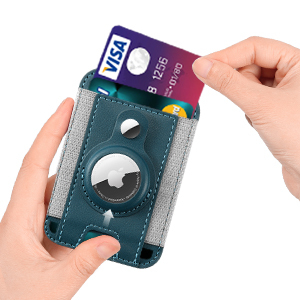 Amazon.com: Magnetic Phone Wallet with AirTag Holder, Apple Phone Wallet Card Holder for iPhone ...