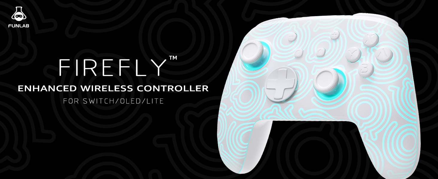 Amazon.com: Firefly™ [Luminous Pattern] Switch Pro Controller Wireless Compatible with Nintendo ...