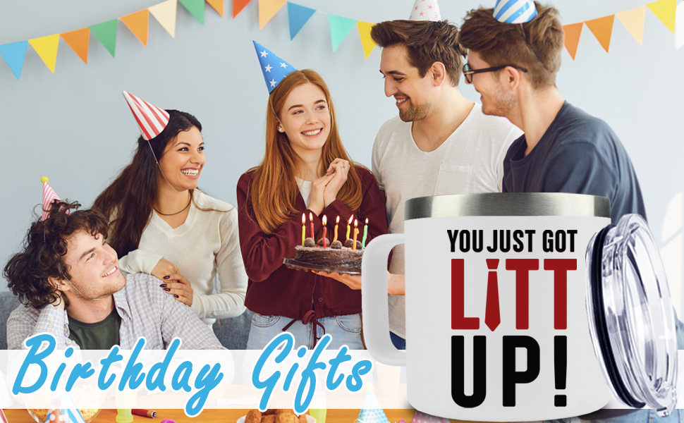 Amazon.com: WECACYD Louis Litt Mug - 'You Just Got Litt Up' TV Show Merchandise - Funny for ...