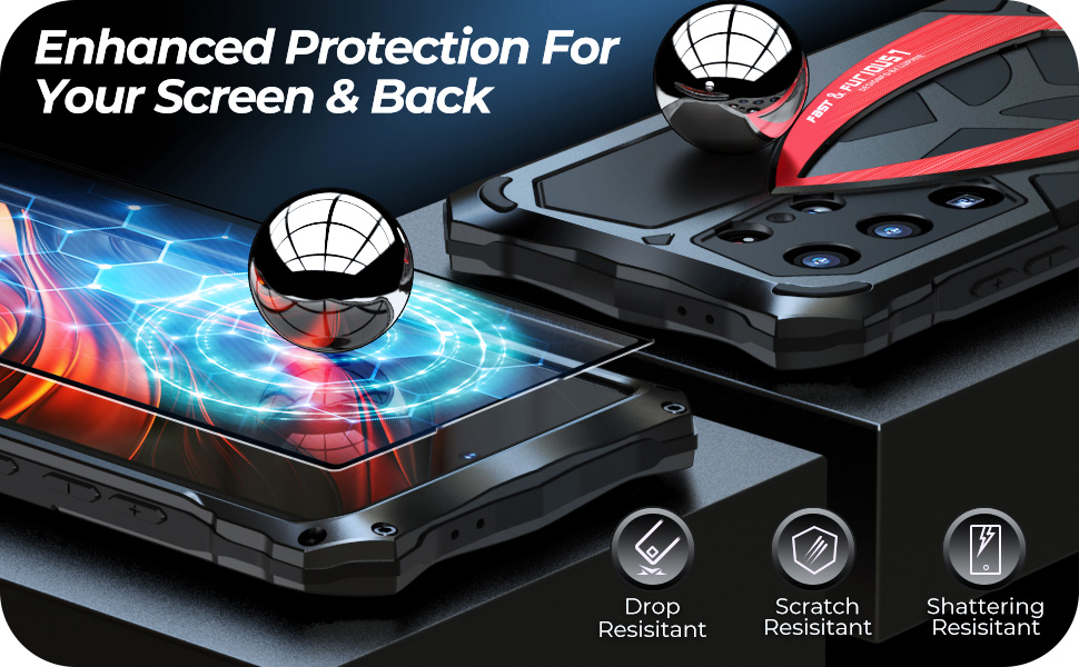 AFENGBOX für Samsung Galaxy S24 Ultra Hülle,360 Grad Ganzkörper Panzerhülle für Samsung S24 ...