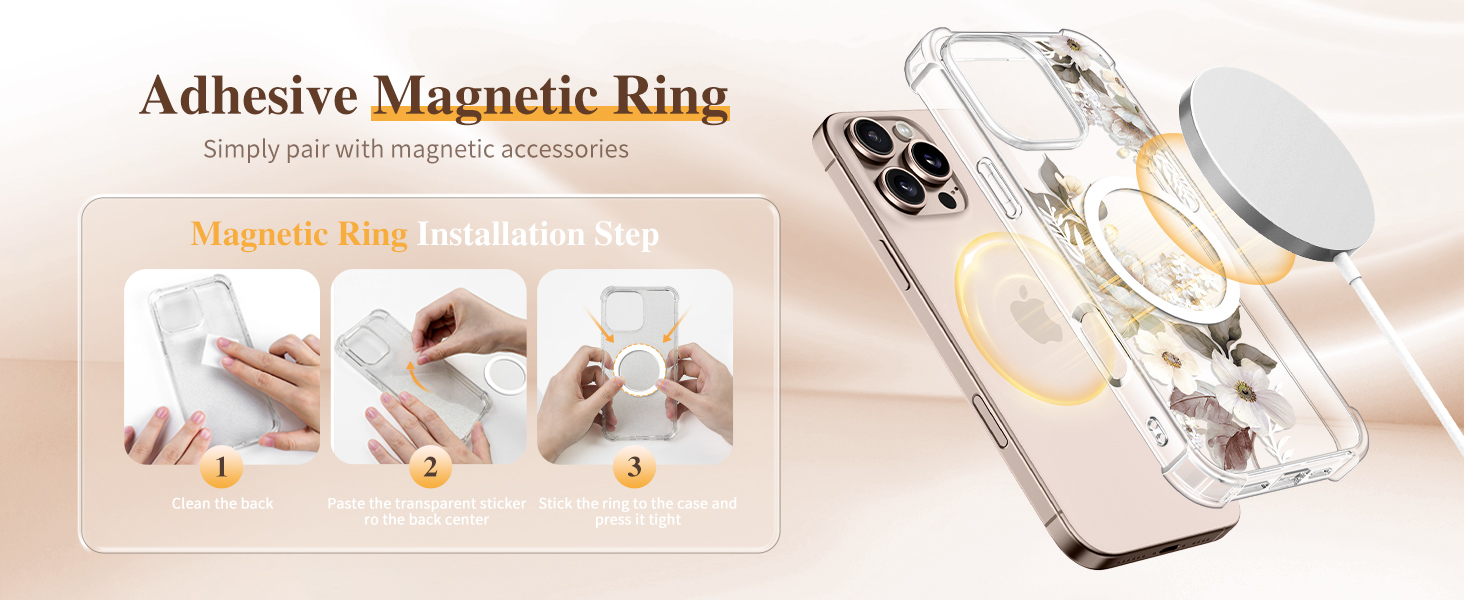 Amazon.com: GVIEWIN for iPhone 16 Pro Max Case with Screen Protector & Camera Lens Protector ...