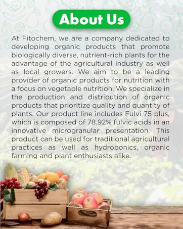 Amazon.com : Fulvi 75 Organic Growers Power Solution, Fertilizer Plant Booster, Real Fulvic Acid ...