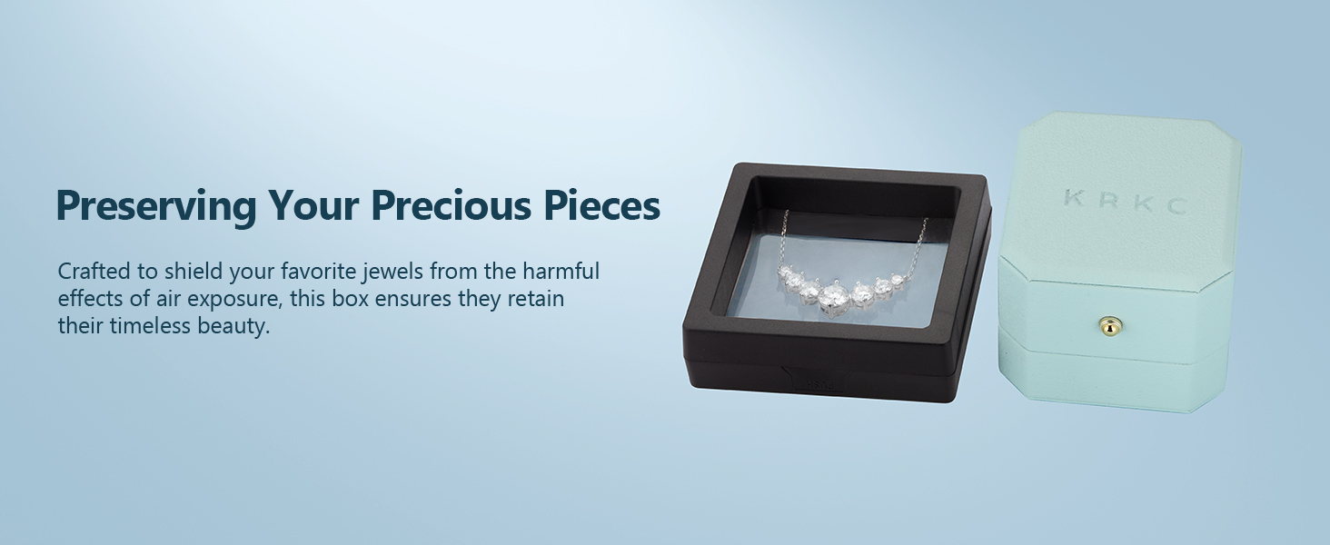 Amazon.com: KRKC Moissanite Pendant Necklace for Women, 1.7CT/2.8CT/5CT Lab Created Diamond ...