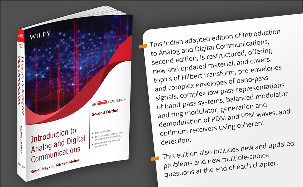 Buy Introduction To Analog And Digital Communications 2ed An Indian