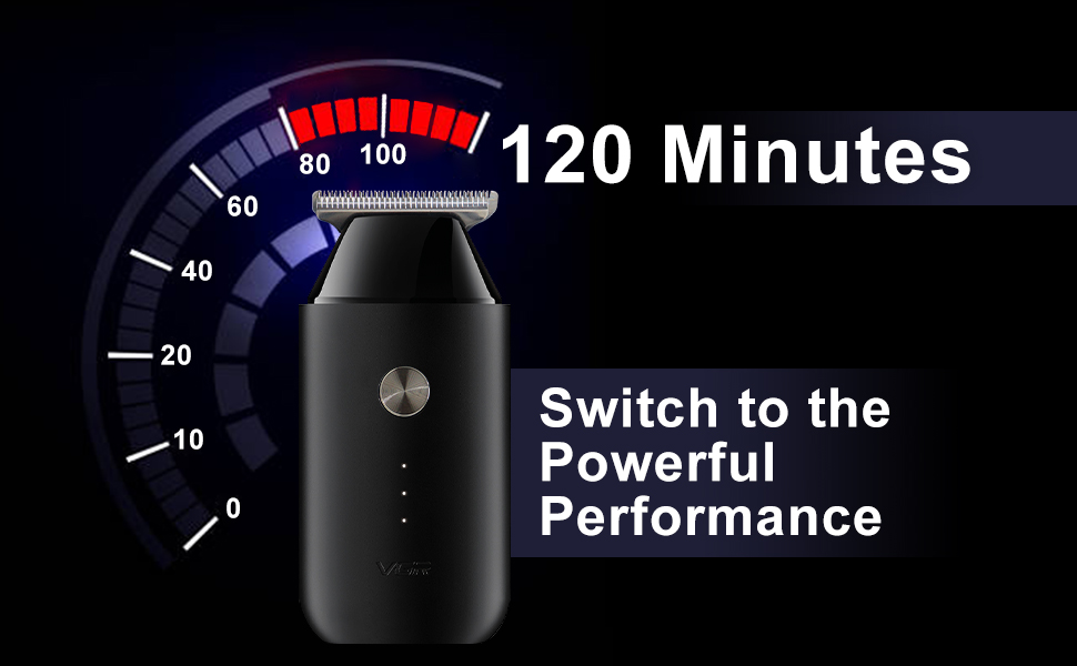 VGR V-932 Professional Rechargeable Corded & Cordless Pocket Hair Trimmer for Men’s Runtime: 120 ...