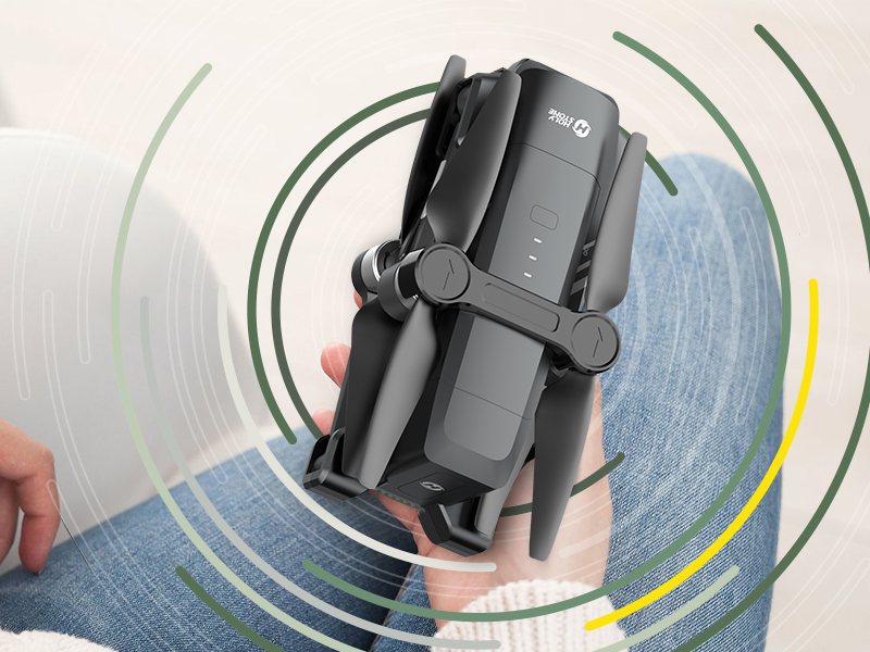 Holy Stone HS600 4K Drone with EIS Camera for Adults, 2-Axis Gimbal Quadcopter, Modular ...