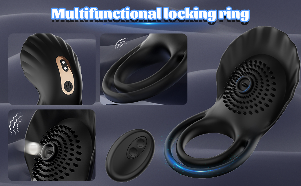 Amazon.com: Baswetr Vibrating Cock Ring Sex Toys for Men with 10 Vibration Modes, Penis Ring ...