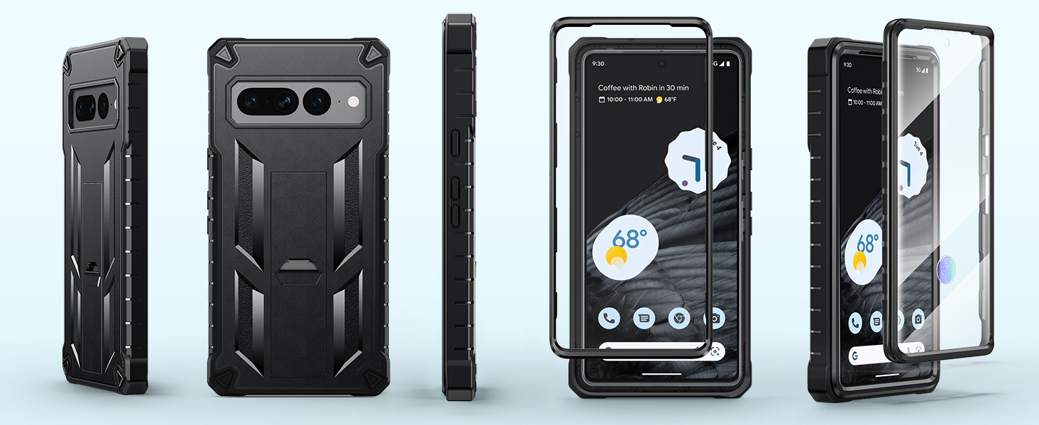 Amazon.com: FNTCASE for Google Pixel 7-Pro Phone Case: Shockproof Protective with Built-in ...