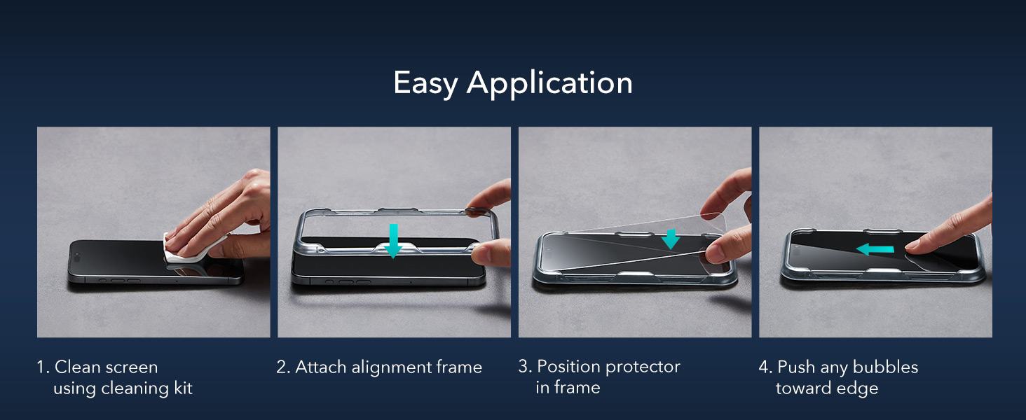 Amazon.com: ESR for iPhone 15 Pro Max Case Set, Translucent Matte Case with Screen Protector ...