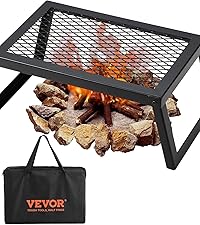Amazon.com: VEVOR Portable Charcoal Grill 23 inch, Small Barbecue Grills Folding BBQ Grills ...