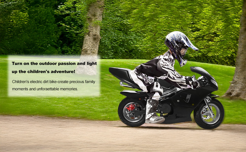 Amazon.com: balurukt 49cc 2-Stroke Mini Gas Motorbike Dirt Bike Pocket Bike,Pocket Gasoline ...