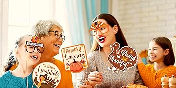 Amazon.com: KatchOn, Happy Fall Photo Booth Props - Pack of 36 | Fall ...