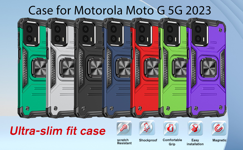 Amazon.com: AYMECL for Moto G 5G 2023 Case, Moto G 5G 2023 Case with HD Screen Protector [2 Pack ...