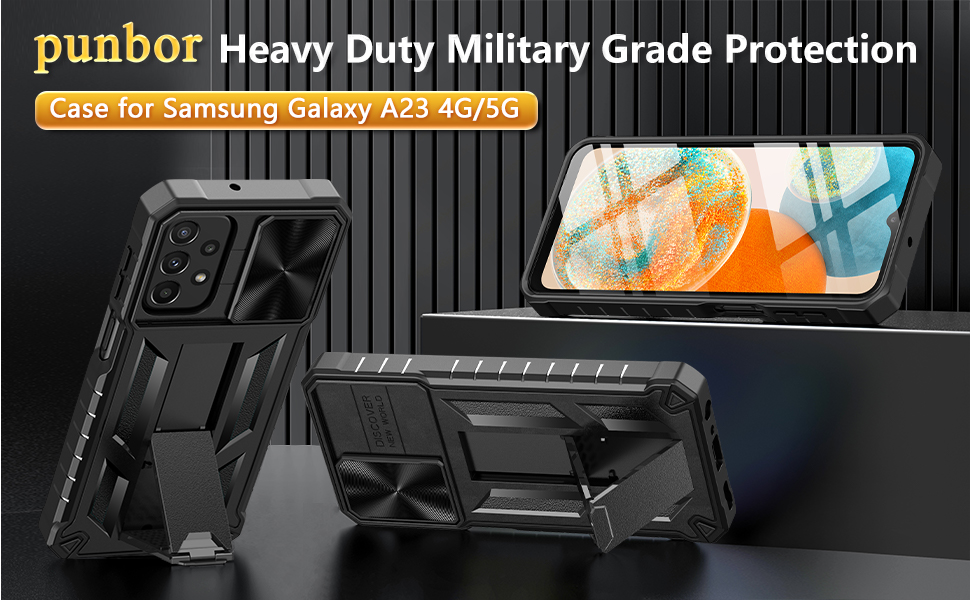 punbor Case for Samsung Galaxy A23 5G: Military Grade Drop Protection Phone Case - 360 ...