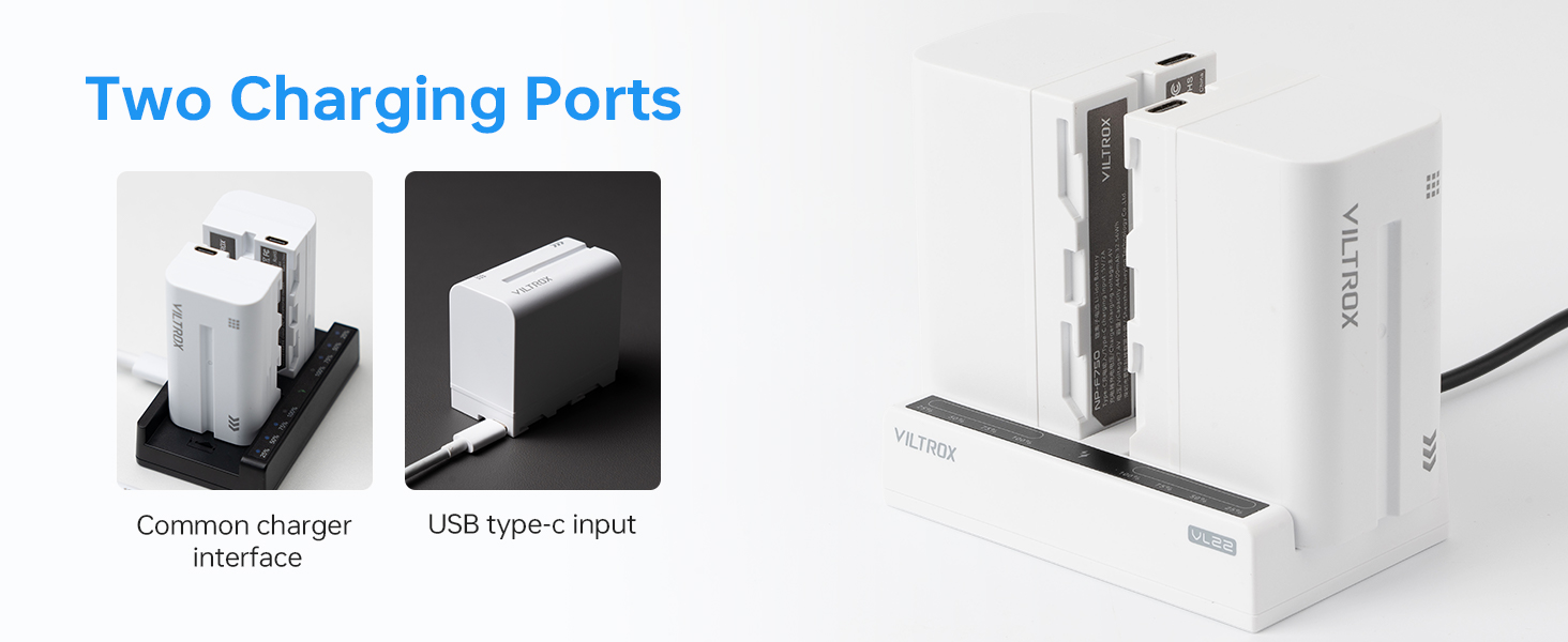 Amazon.com : VILTROX NP-F750 Battery 2 Pack 4400mAh Replacement Battery for F550 F570 F770 F750 ...